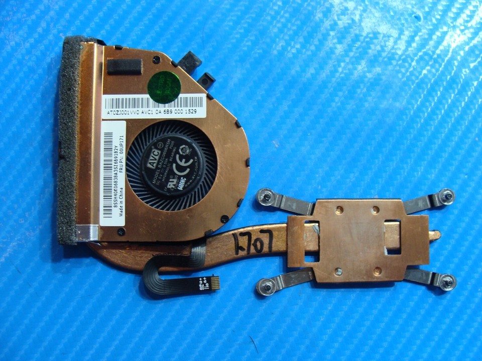Lenovo Thinkpad 12.5” x260 OEM CPU Cooling Fan w/Heatsink AT0ZJ001VV0 ...