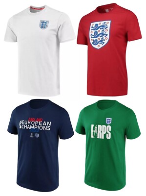 England Football T Shirt Mens S M L XL Official National Team Top | eBay UK