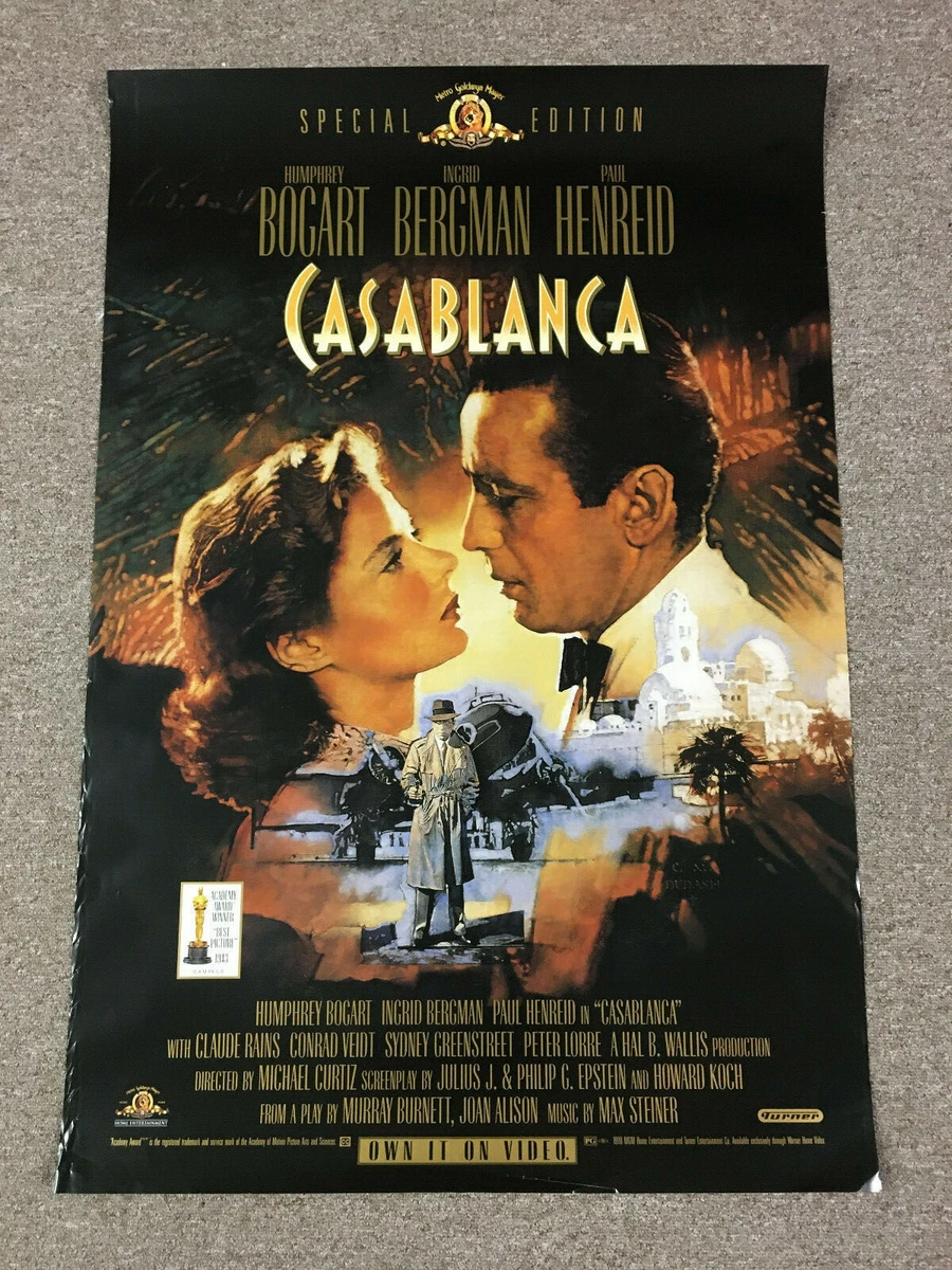 Casablanca Movie Poster Original