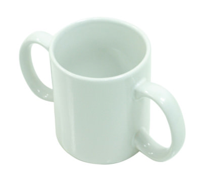 Two Handled Ceramic Mug - Two Handled Adult Drinking Aid - Hot Drinks ...