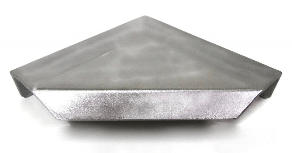 Heavy Duty Cast Aluminum Boat Transom Corner Brackets End Cap Covers ...