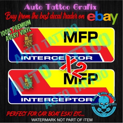 MAD MAX MFP INTERCEPTOR DECAL STICKER FUNNY NOVELTY DECALS STICKERS ...