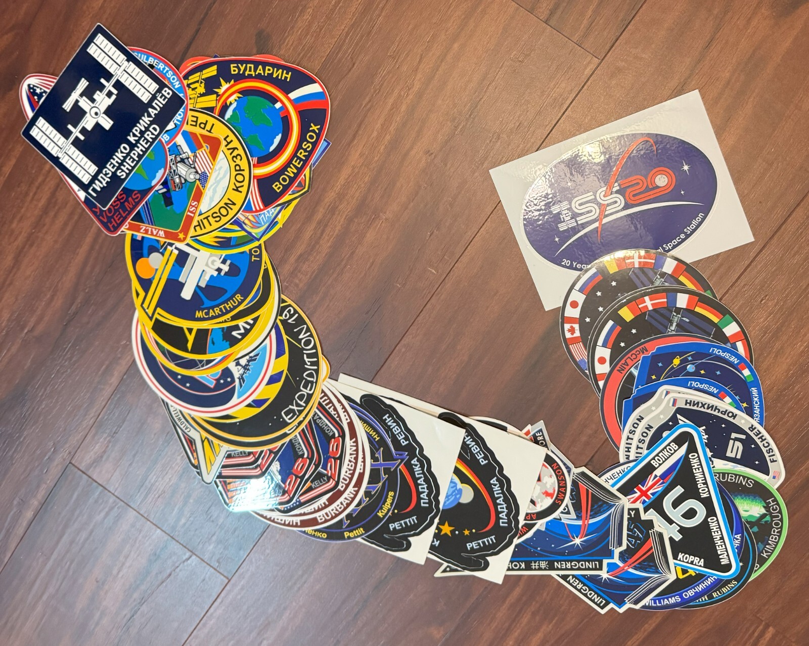 Lot of NASA International Space Station (ISS) Mission Stickers, 2000 ...