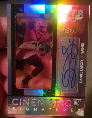 2016 Panini Gala Cinematic Rookie Signatures /99 Daniel Lasco Auto Card ...