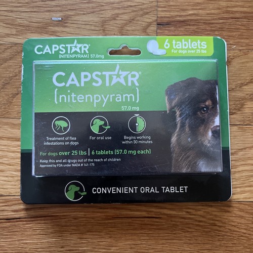 CAPSTAR (nitenpyram) 6 Tablets - Dogs OVER 25lbs | eBay