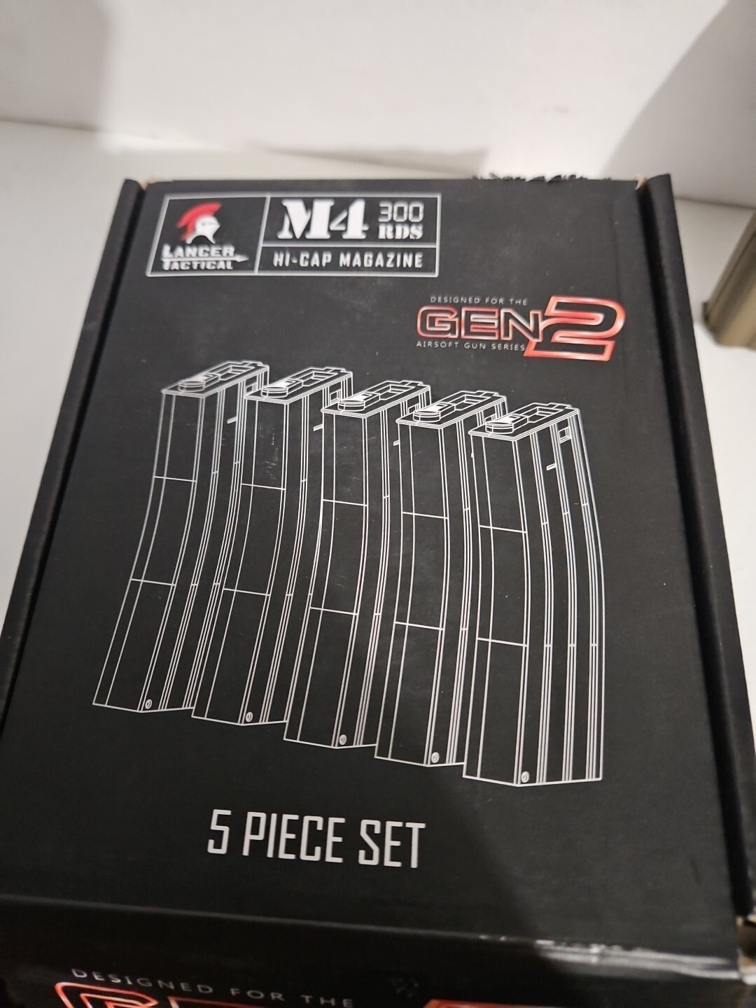 Lancer Tactical Full Metal 300RDS Hi Cap Magazine Designed For The Gen ...