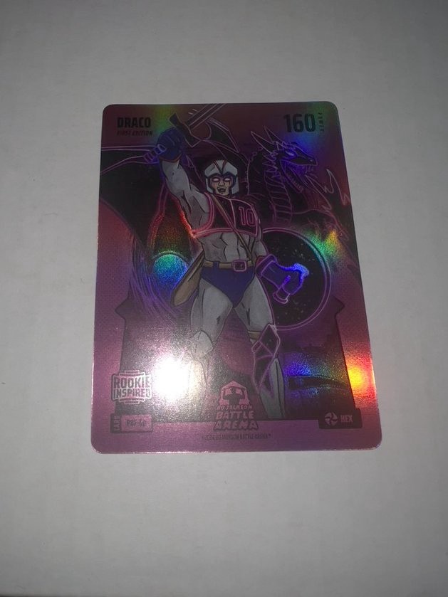 Bo Jackson Battle Arena PBF-60 Pink Battlefoil Draco Drake Maye Hex ...