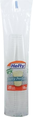 Hefty Deluxe Clear Plastic Cups - 18 Ounce, 28 Count | eBay