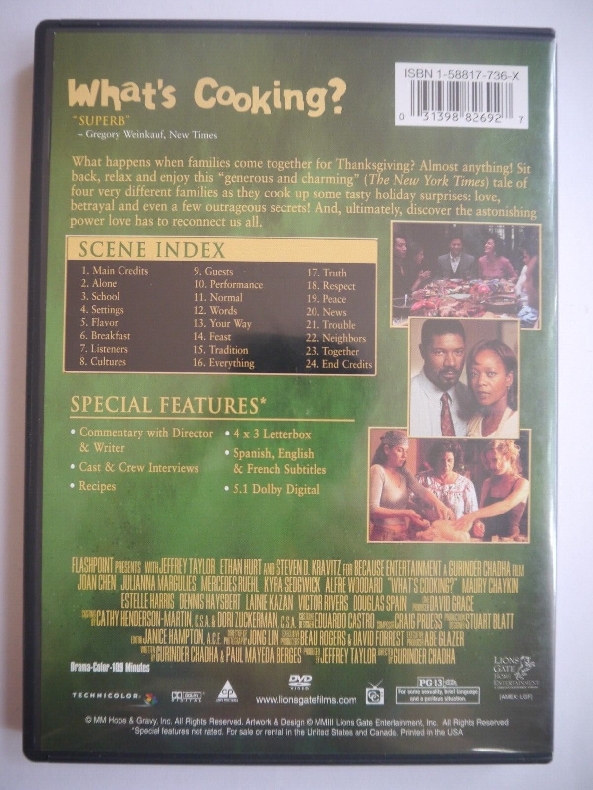 (D-15) What's Cooking?. DVD. | eBay