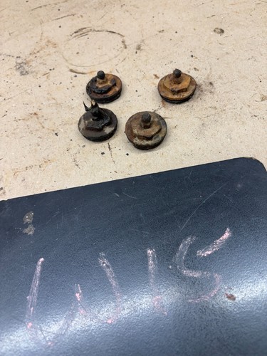 1978 1997 FORD F250 F350 2wd Front Axle KINGPIN GREASE CAPS 4 PIECES ...