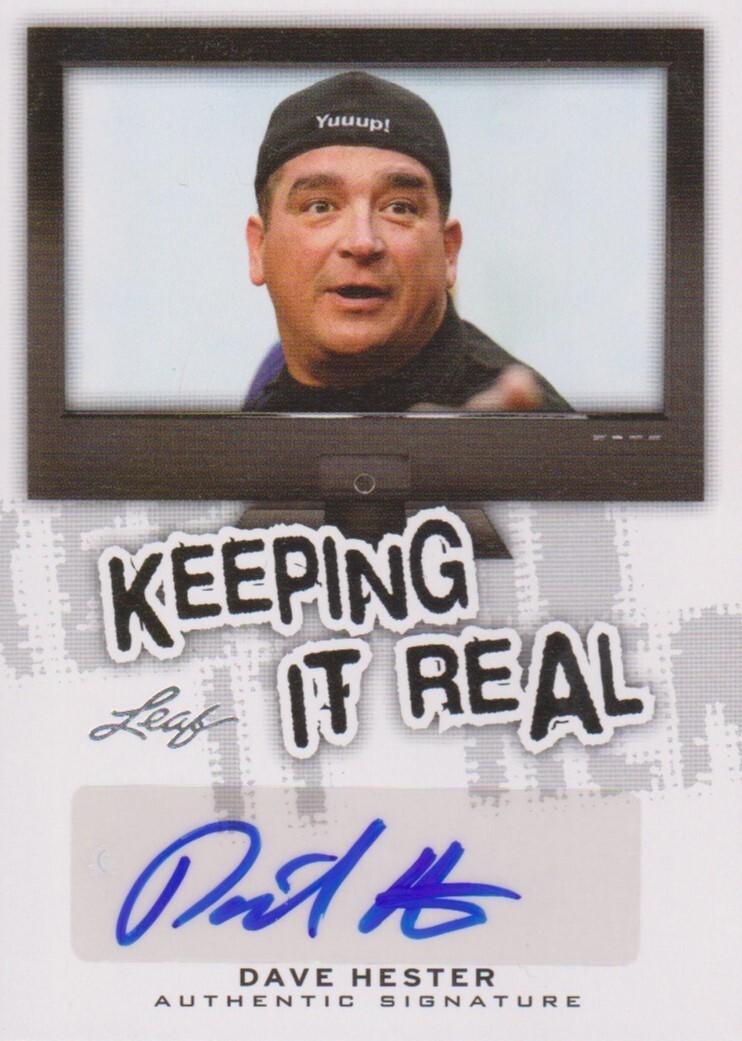 2013 LEAF POP CENTURY SIGNATURES DAVE HESTER KR-DH1 AUTOGRAPH CARD ...