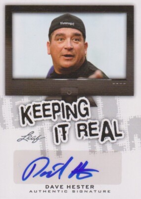 2013 LEAF POP CENTURY SIGNATURES DAVE HESTER KR-DH1 AUTOGRAPH CARD ...