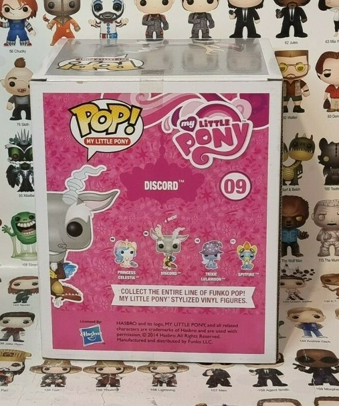 Funko Pop Vinyl 09 Discord 6" My Little Pony | eBay Australia