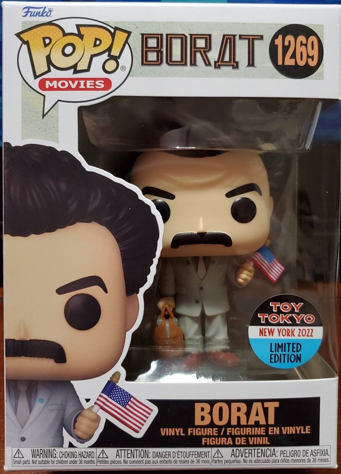 BORAT Toy Tokyo NYCC Convention Exclusive Funko POP! #1269 *Mint* | eBay