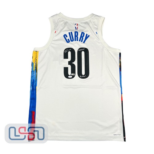 Seth Curry Nets Signed "BASQUIAT" City Edition Nike Swingman Jersey USA ...