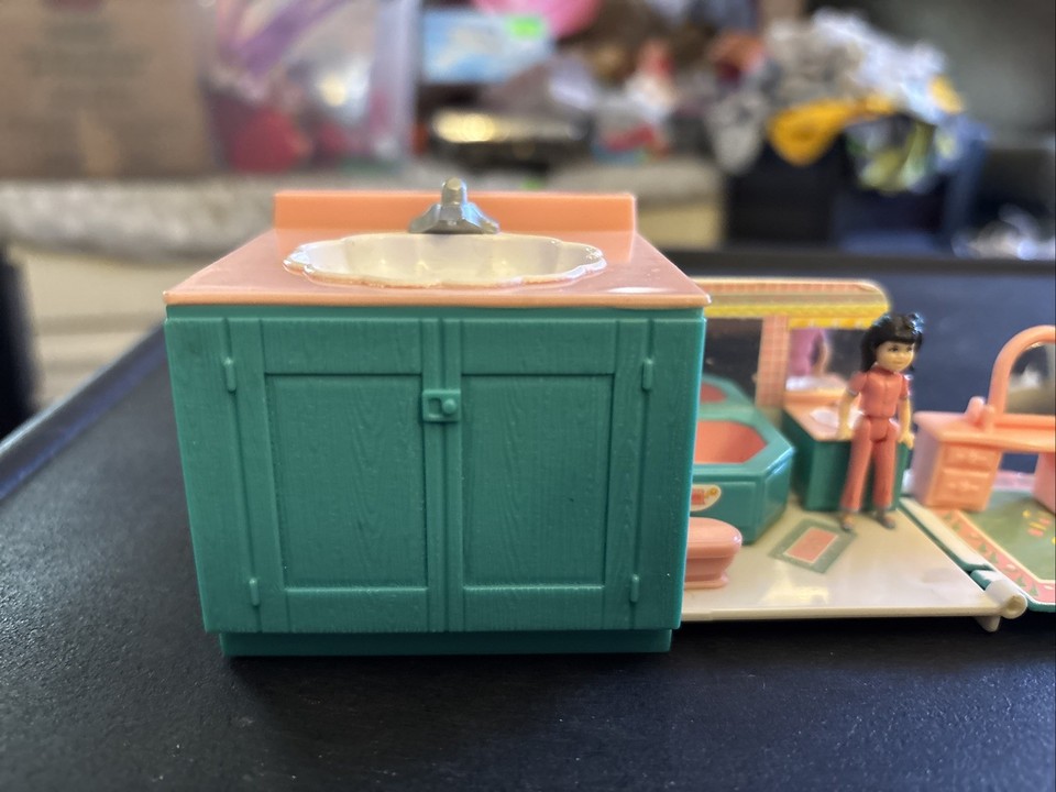 Vintage Galoob Secret Places Bathroom In A Vanity 1990 Almost Complete ...