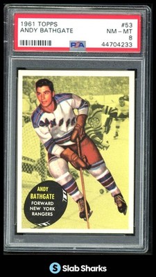 1961 TOPPS #53 ANDY BATHGATE PSA 8 | eBay