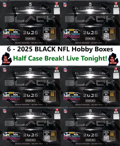 Green Bay Packers Break #186 BLACK 2025 Football Hobby Box Half Case | eBay