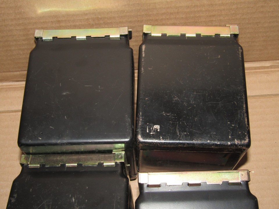 Lot of 4 Pay Phone Coin Boxes with Lids Payphone Box | eBay