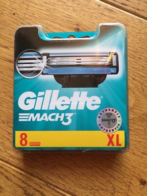 Genuine Gillette Mach3 Replacement Razor Blades (8 PACK) - Mach 3 NEW ...