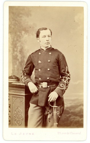 CDV Lieutenant Infanterie Mobile 1870/1871 Uniforme Photographie ...
