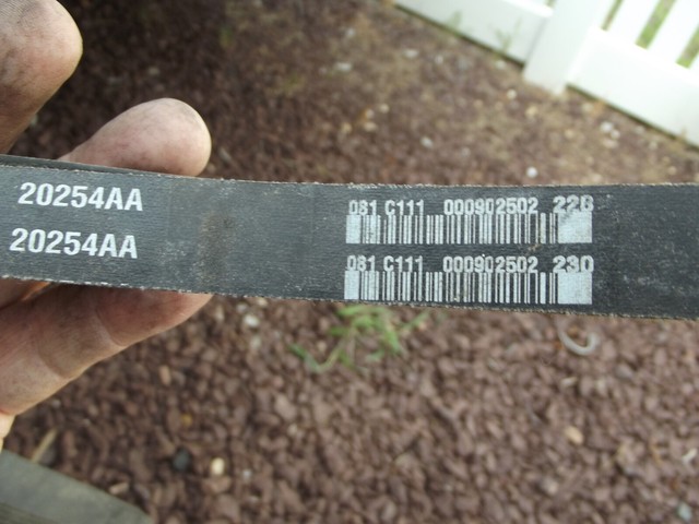 Dynacraft 20254AA 12 Ribs Poly Belt D84-1000-3122640 for sale online | eBay