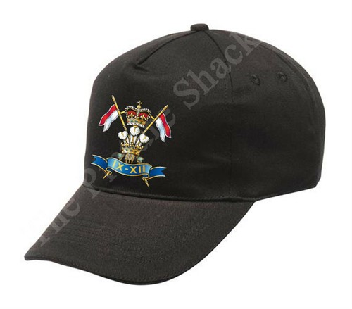 9TH/12TH ROYAL LANCERS CAP BADGE PRINTED ON A BASEBALL CAP. CHOICE OF 5 ...