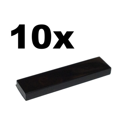 NEW LEGO - TILES - 1 x 4 - Black Tile x 10 - smooth flat tile 1x4 | eBay