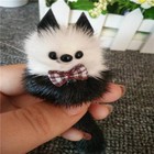Furry Animal Keychain Real Mink Fur Lovely Fox Cute Gift Idea Bags ...