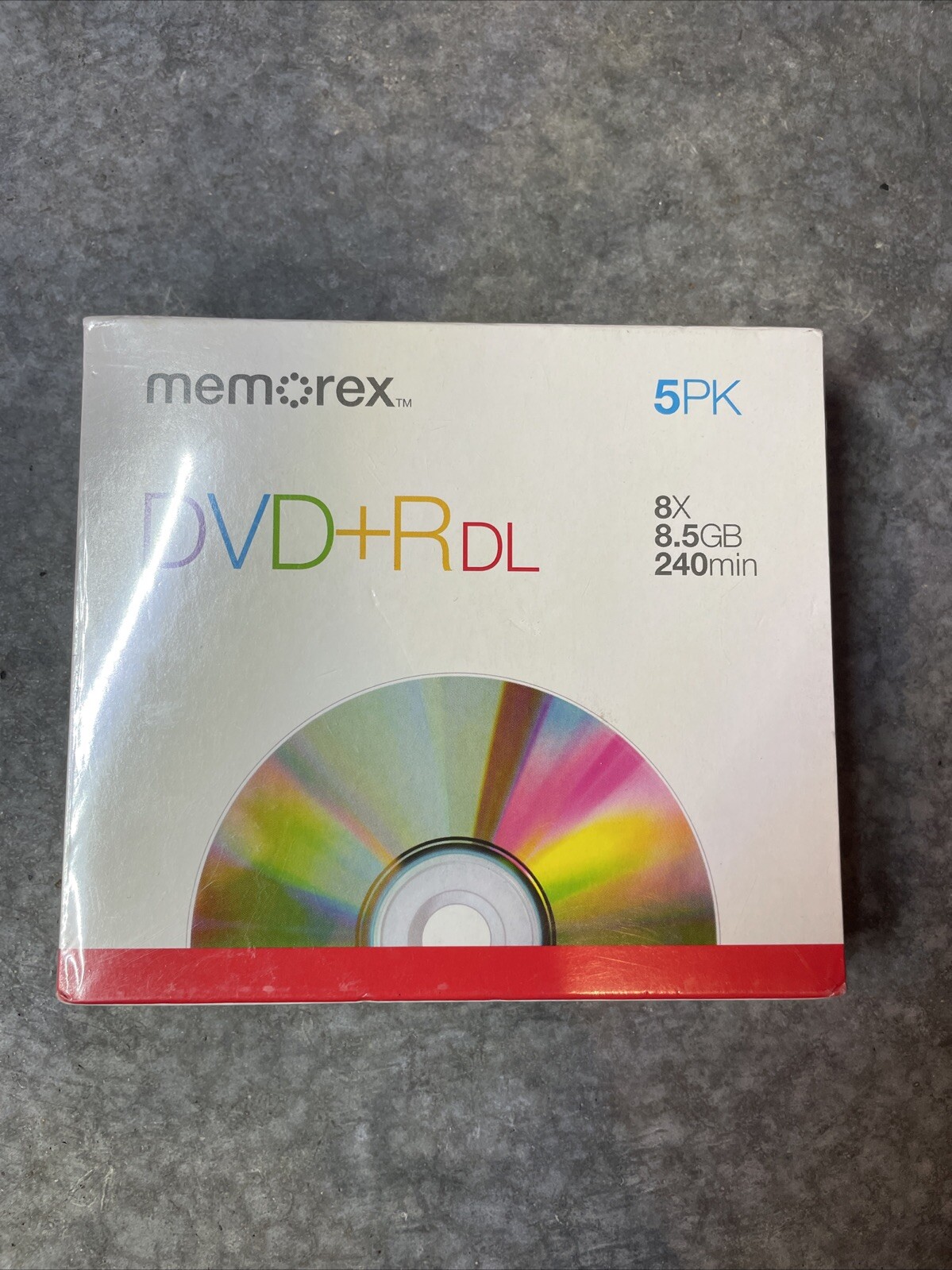 NEW- Memorex Dual Layer DVD+R 5 Pack 8X/8.5GB/Go/240min SEALED ...