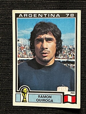 STICKER PANINI WORLD CUP ARGENTINA 78 RAMON QUIROGA PERU PEROU ORIGINAL ...