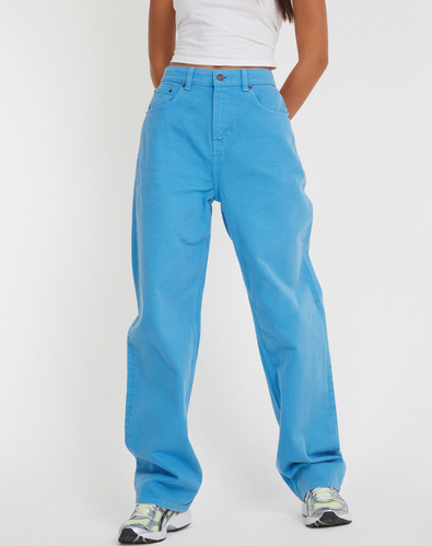 Motel Rocks Parallel Jeans IN Azzurro Blu (MR95) | eBay