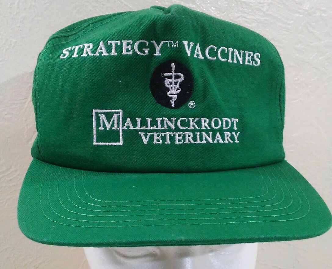 K Products Green Cap Mallinckrodt Veterinary VaccineTrucker Vtg Snap On ...