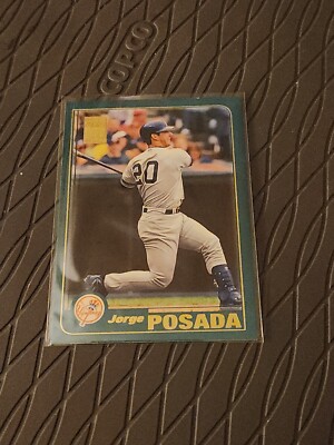 Jorge Posada 2001 TOPPS Baseball Card | eBay
