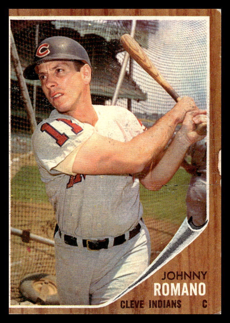 1962 Topps Johnny Romano #330 Cleveland Indians Baseball Card | eBay