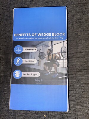 Gym Slanting Yoga Block for Exercise Fitness Wedge Stretch Slant Squat ...