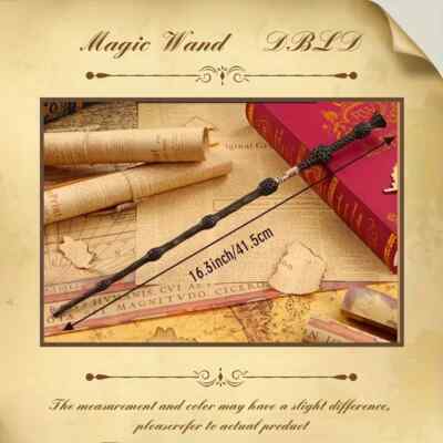 Premium Classic Carbon Steel Magic Wand, Cosplay Halloween Scepter ...