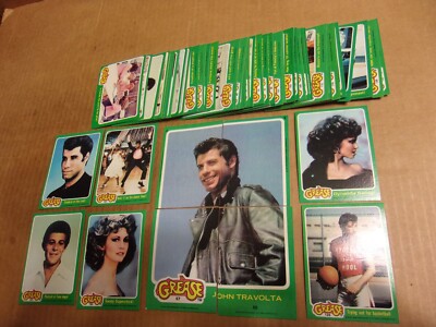 1978 Topps Grease Series 2 Movie Trading Cards Full Set 67-132 John ...
