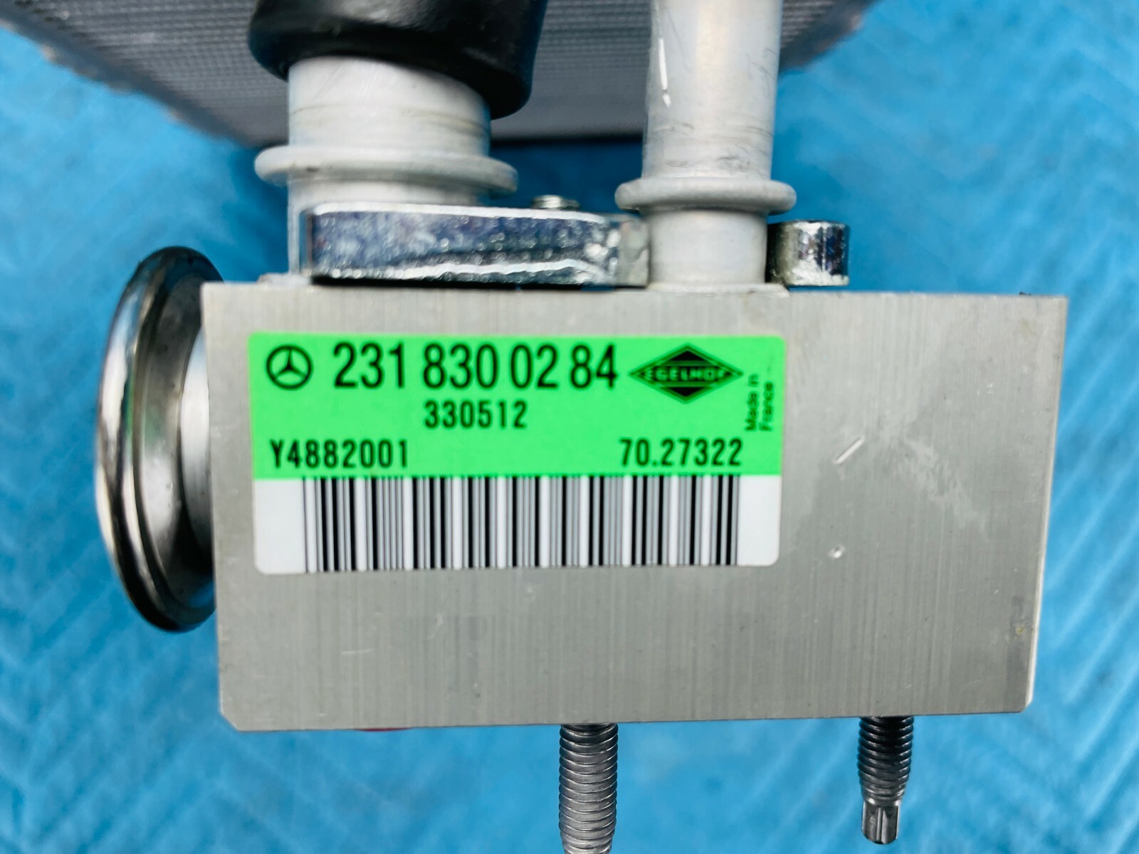 Genuine Mercedes AC Evaporator Core Radiator w/Expansion Valve 204-830 ...