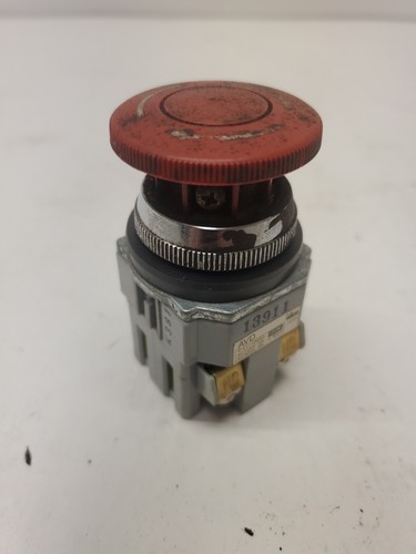 idec IZUMI 41-10650 Red Mushroom Head Emergency Stop Button AC 125v 5a ...
