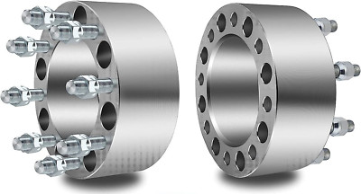 8x200 Wheel Spacers 3" Inch or 76mm Fits Ford F-350 RAM 3500 Dually ...