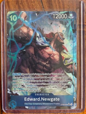 Edward Newgate OP08-043 Two Legends Alt Art SR English (Read ...