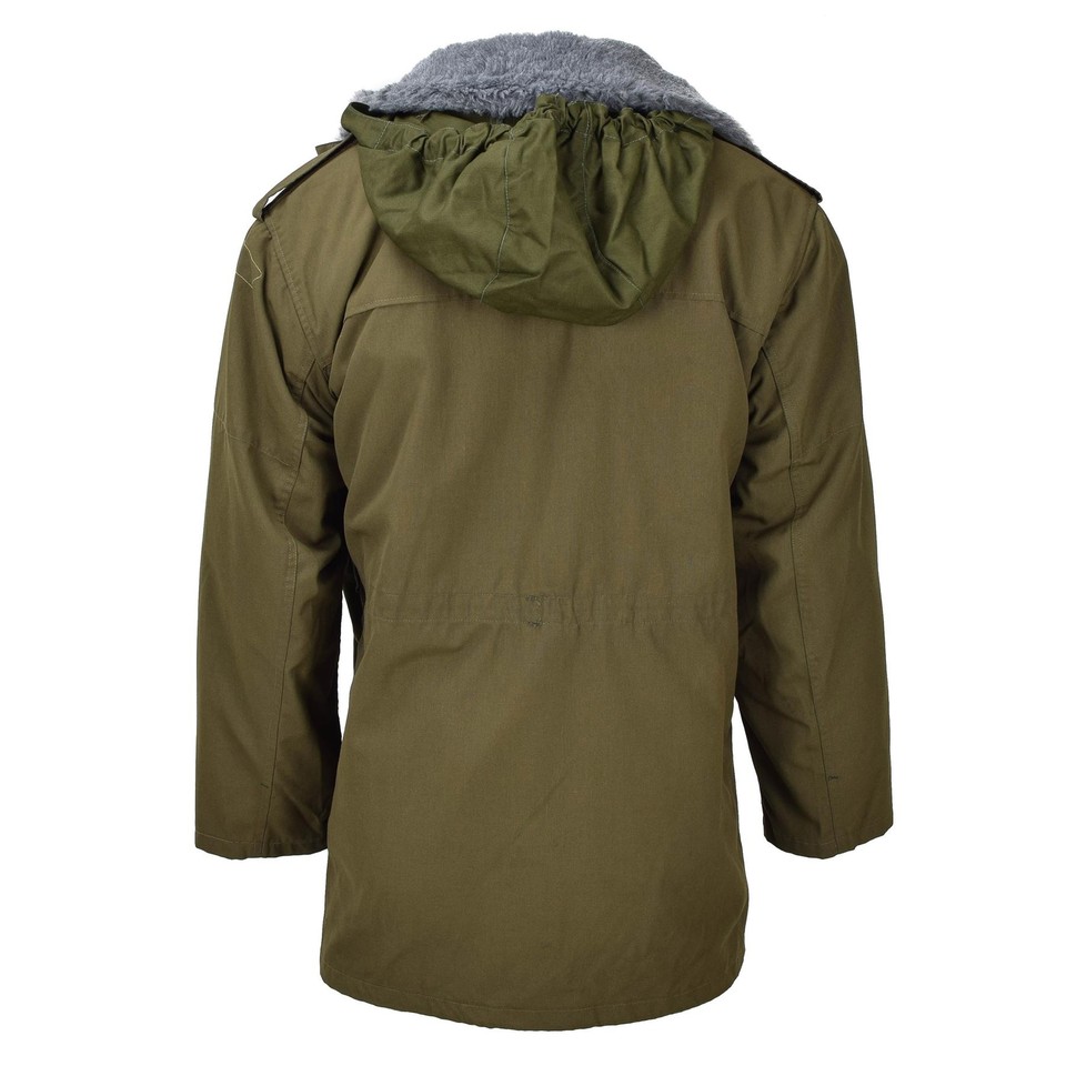 Original Czech military jacket parka M85 w liner hooded long hem army ...