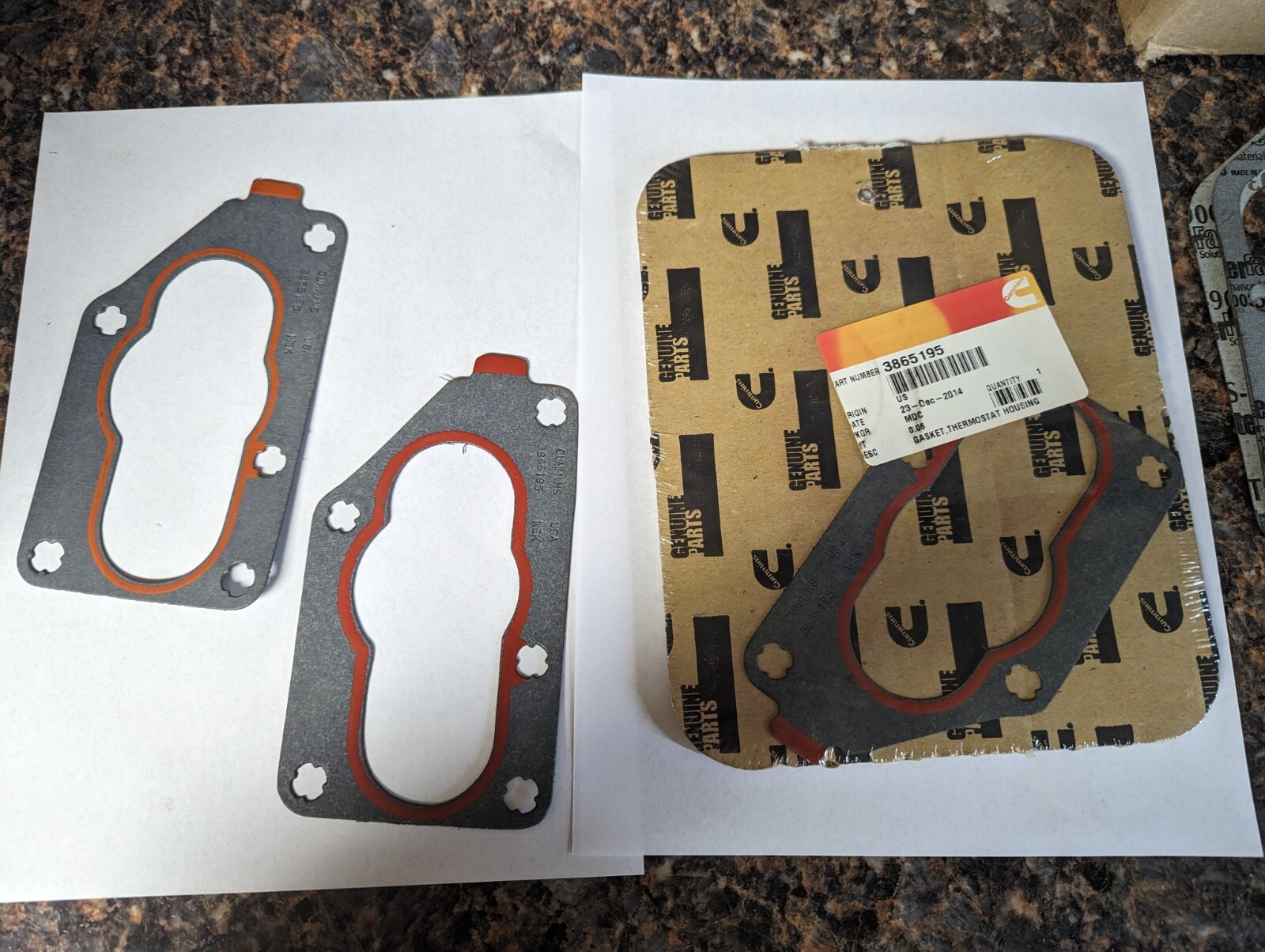 QTY 1 Cummins Gasket 3865195 | eBay