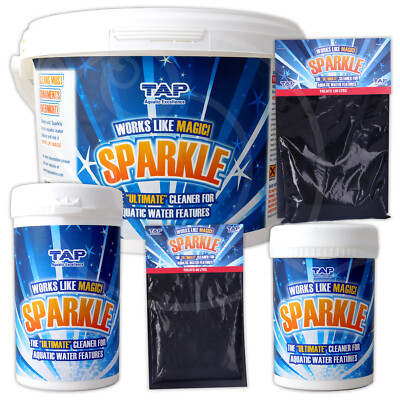 TAP Sparkle Water Feature Ornament Cleaner Treatment Aquatic Fountain ...