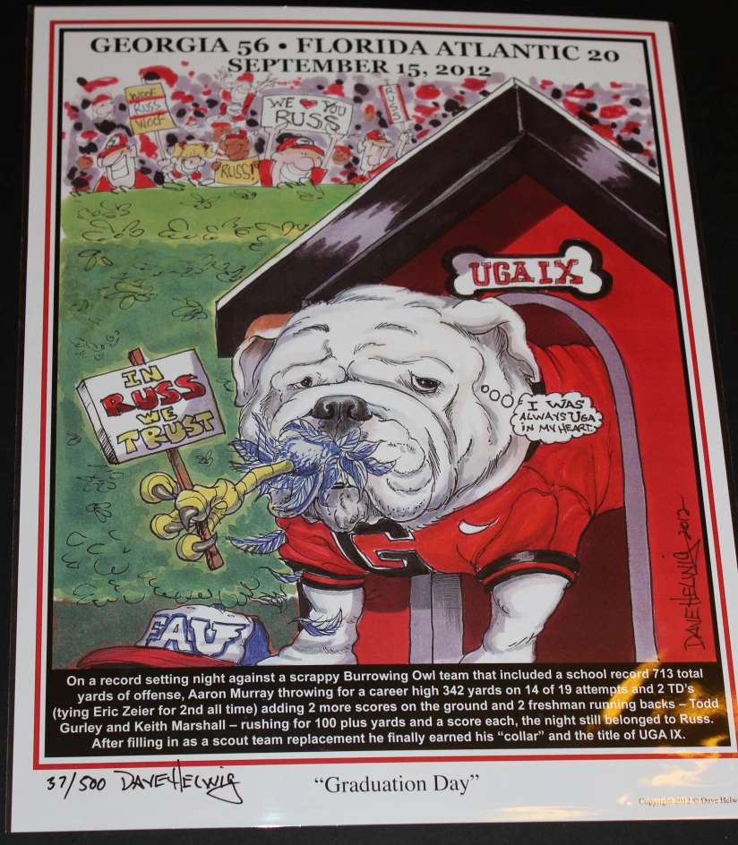 Georgia Bulldog Mascot Russ