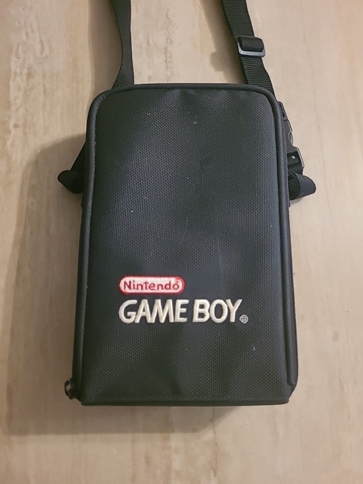 Nintendo Gameboy Carrying Case Travel Bag Black Strap For Console ...