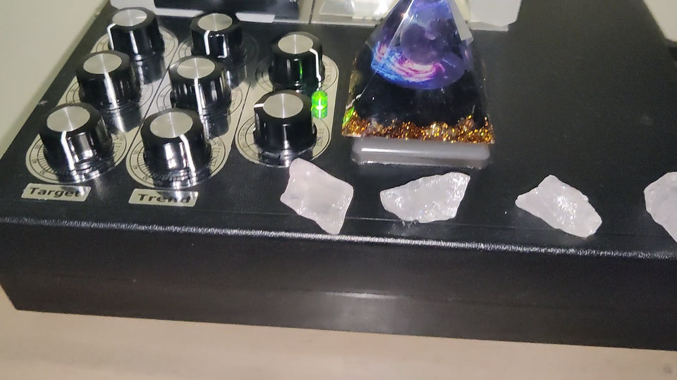 Radionics Machine with Orgone pyramids, tower crystals and more ! | eBay