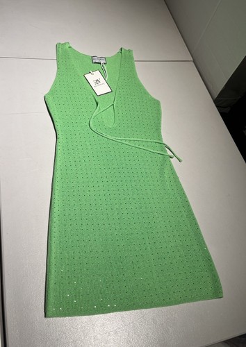 Runaway the Label Dress Men’s Large Mira Mini Sequin Stone Green ...