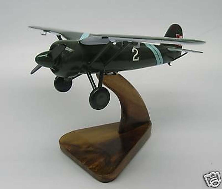 P-11 Polish Fighter PZL P11 Airplane Desk Wood Model Big New | eBay